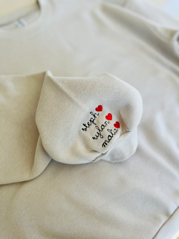Personalized Cropped Sweatshirt | Custom Embroidered for Women - juju ...